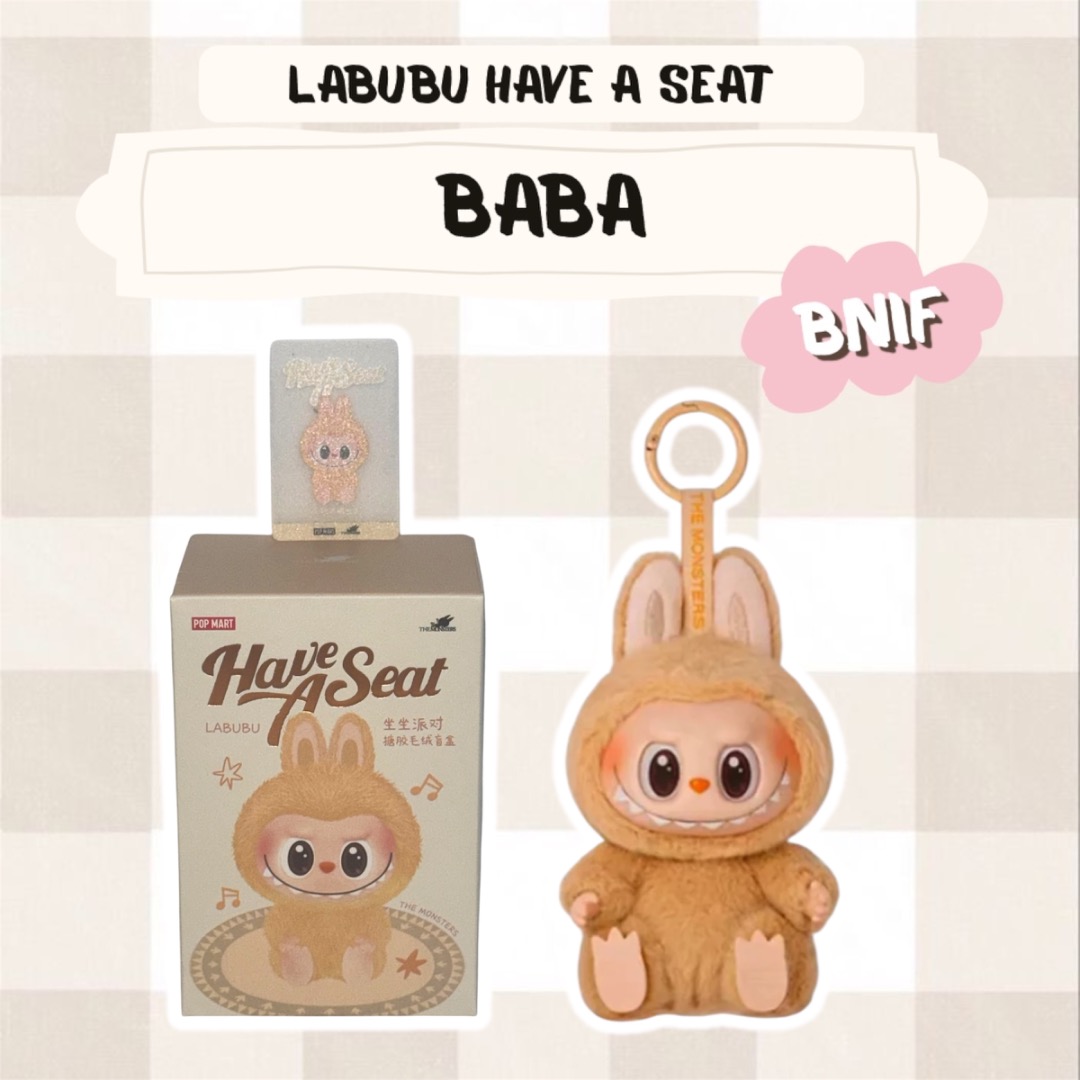 Labubu Baba., Hobbies & Toys, Toys & Games on Carousell