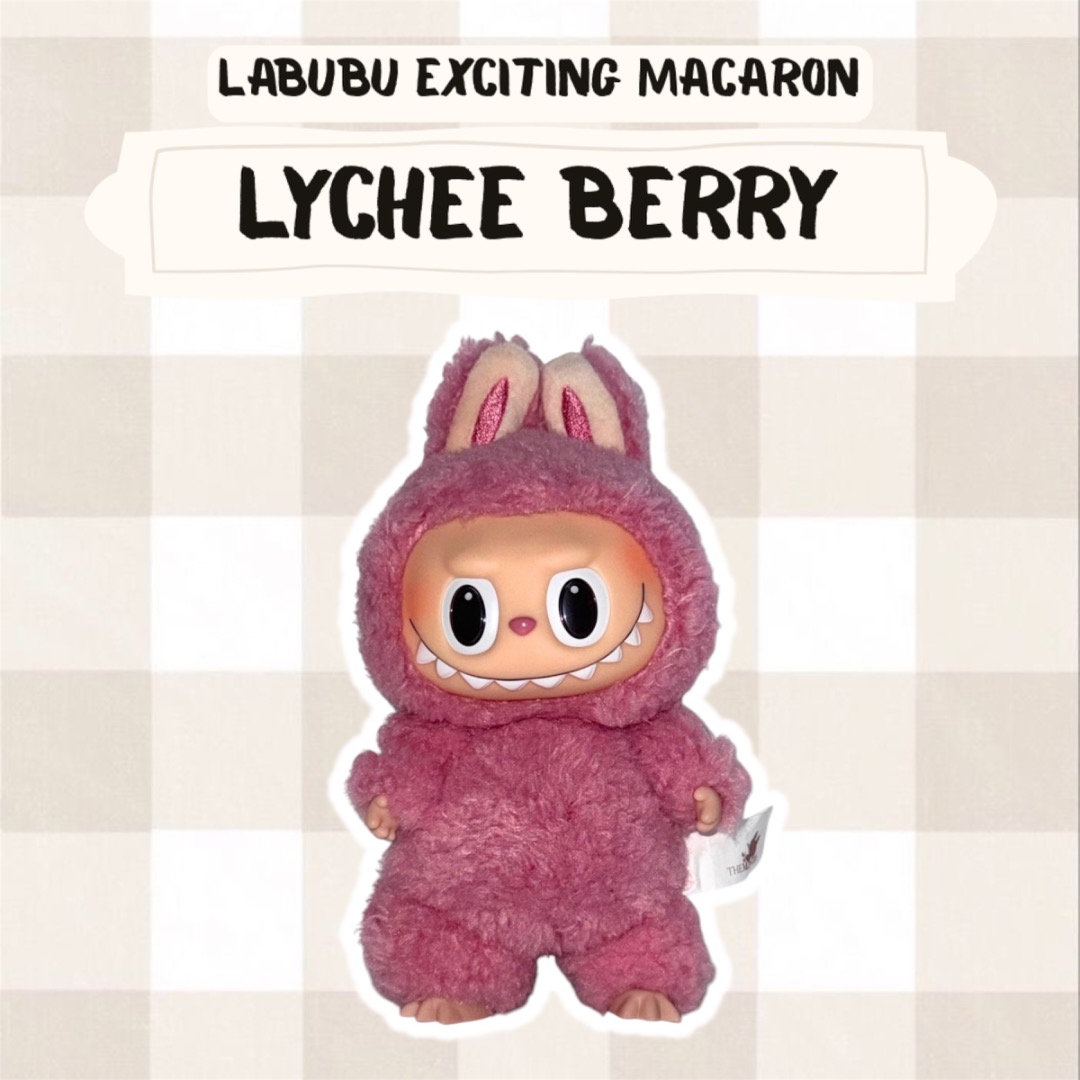 Labubu Lychee Berry, Hobbies & Toys, Toys & Games on Carousell