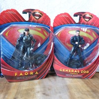 Mattel Movie Masters Faora & General Zod in shacles set 2 figure (Man ...