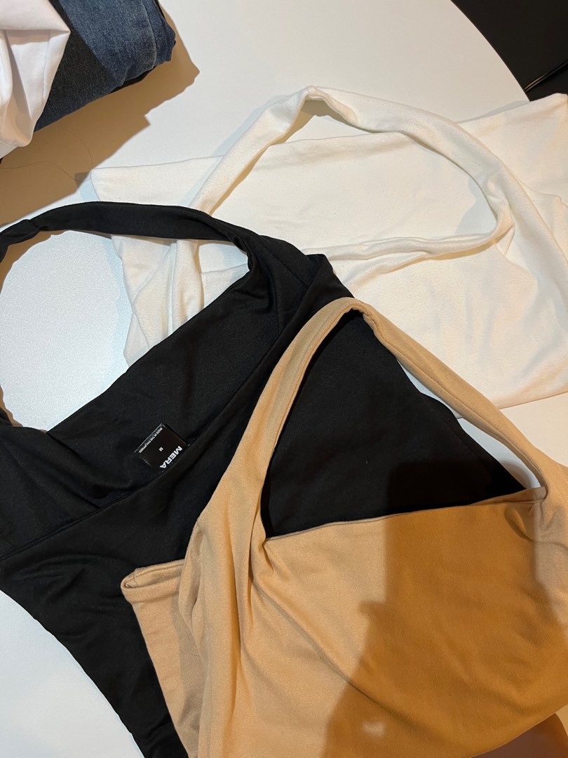 Mera Halter Top 3 for 150, Women's Fashion, Tops, Sleeveless on Carousell