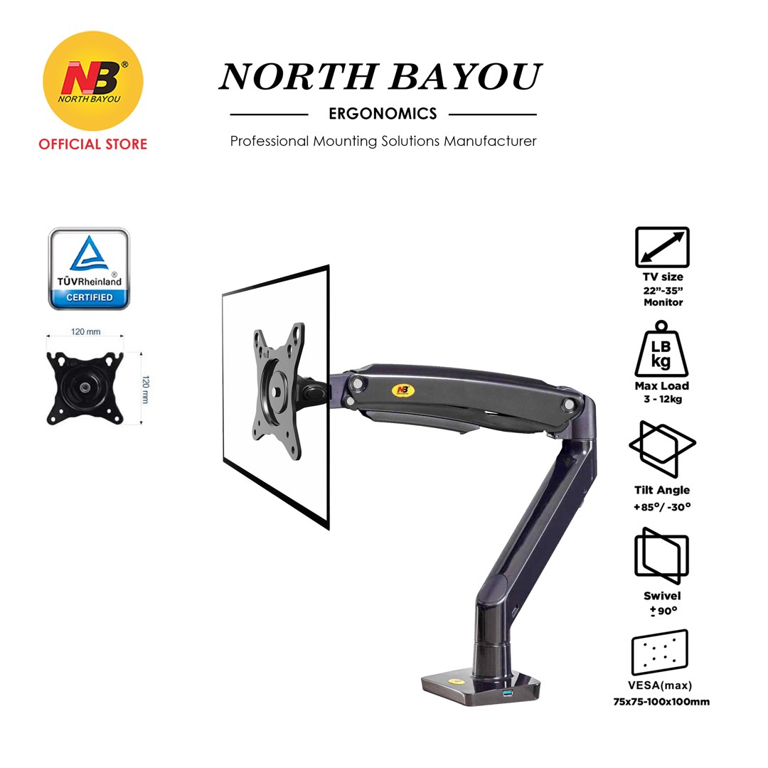 Monitor Hp and Monitor Bracket Holder, Computers & Tech, Parts ...