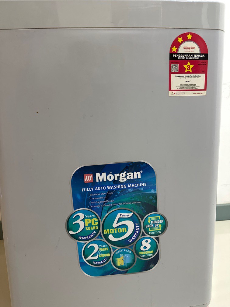 Morgan Full Auto Washing Machine, TV & Home Appliances, Washing ...