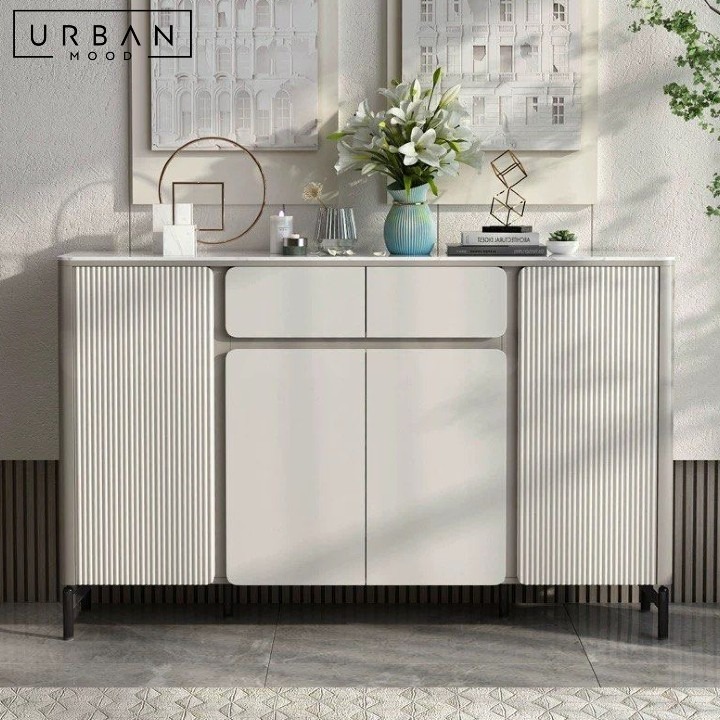 MORTIER Modern Sintered Stone Shoe Cabinet, Furniture & Home Living ...