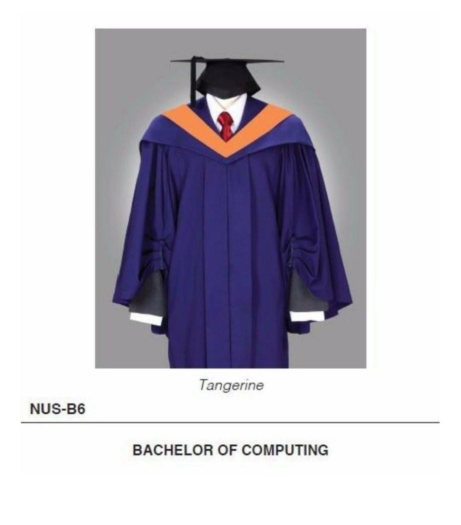 Rental: NUS Computing Graduation Gown, Men's Fashion, Coats, Jackets ...