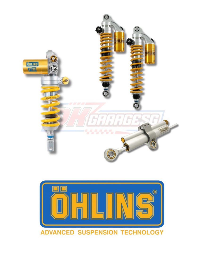 OHLINS SUSPENSION X STEERING DAMPER, Motorcycles, Motorcycle ...