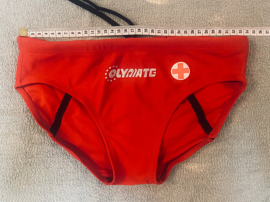 Olymate Lifeguard Men's Swim Briefs / Trunks, Men's Fashion, Bottoms ...