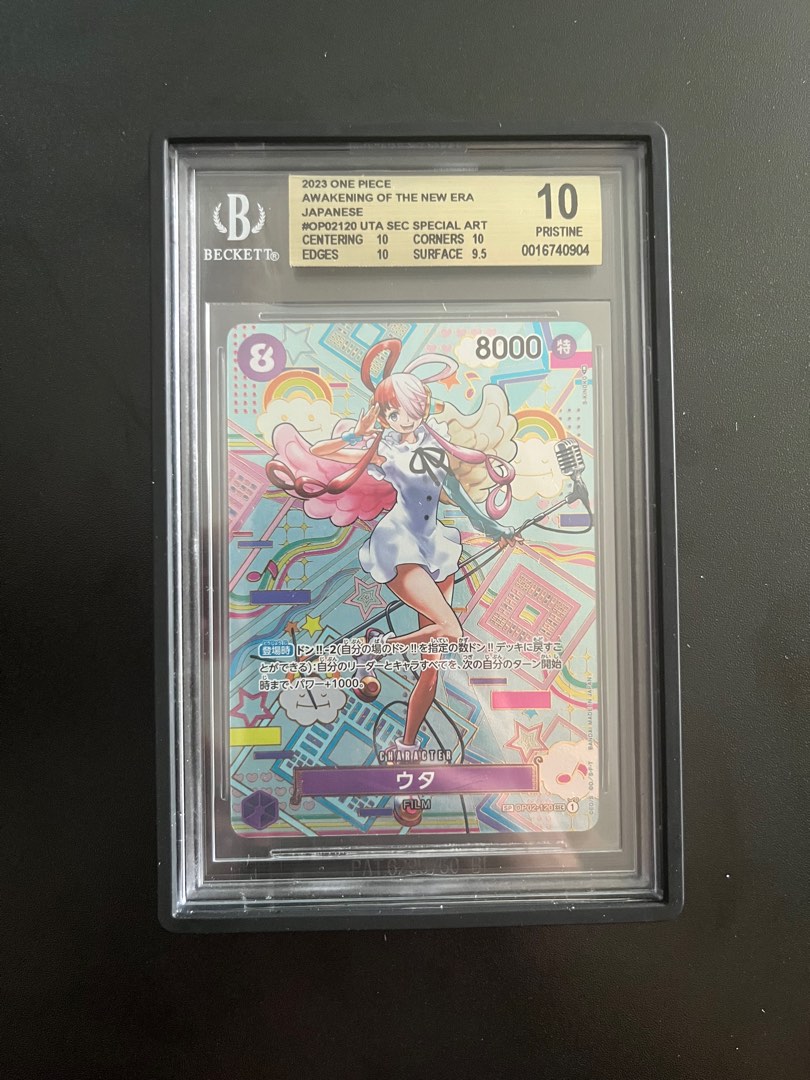 One Piece UTA BGS 10 NOT Pikachu Charizard Gengar Prismatic 151 Booster ...