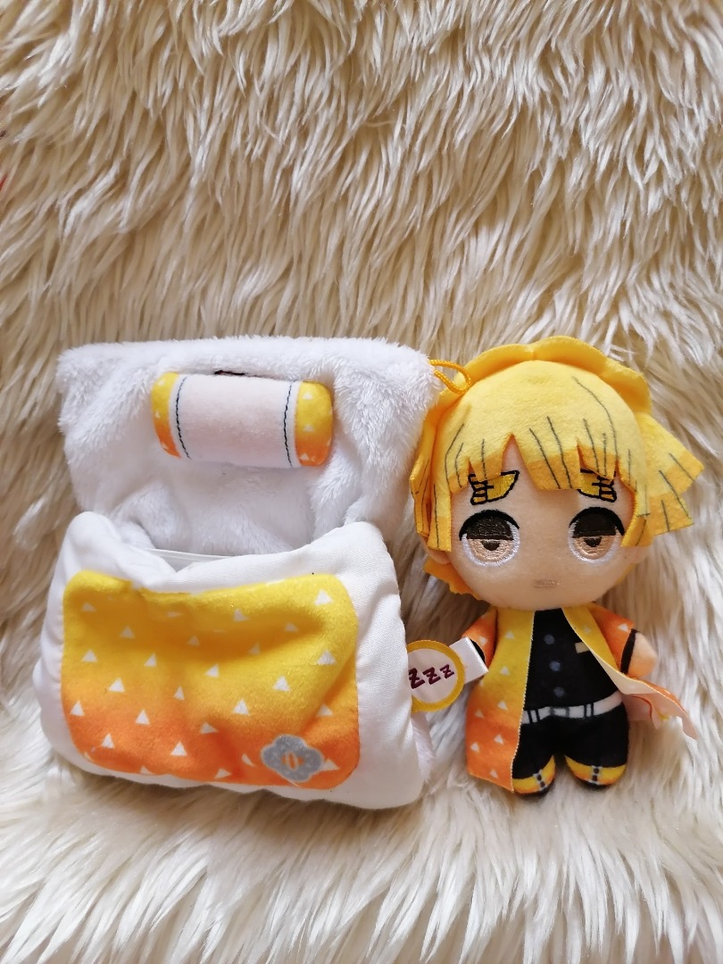 Original Japan Animation Anime Demon Slayer Agatsuma Zenitsu Stuffed ...
