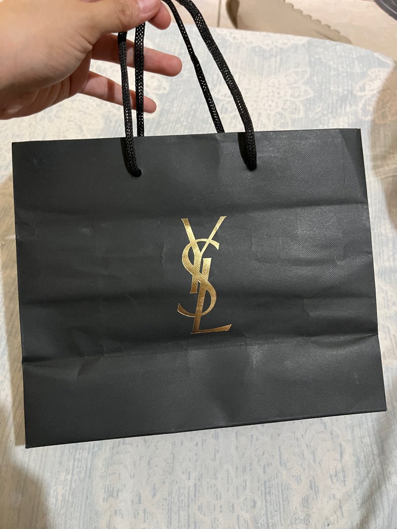 Original YSL paper bag, Luxury, Bags & Wallets on Carousell