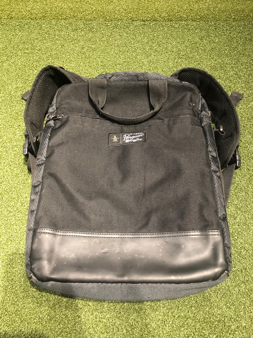 Penguin Laptop Backpack Black, Men's Fashion, Bags, Backpacks on Carousell