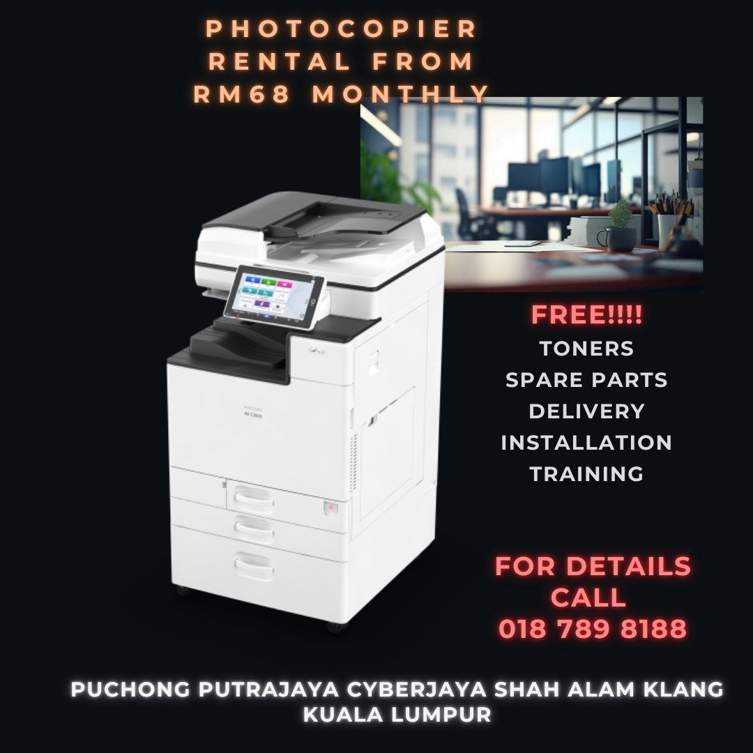Photocopier Photostat Scanner Printer Rental from RM68 Monthly ...
