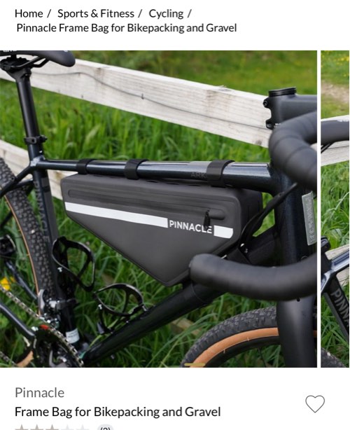 Pinnacle Waterproof Frame bag, Sports Equipment, Bicycles & Parts ...