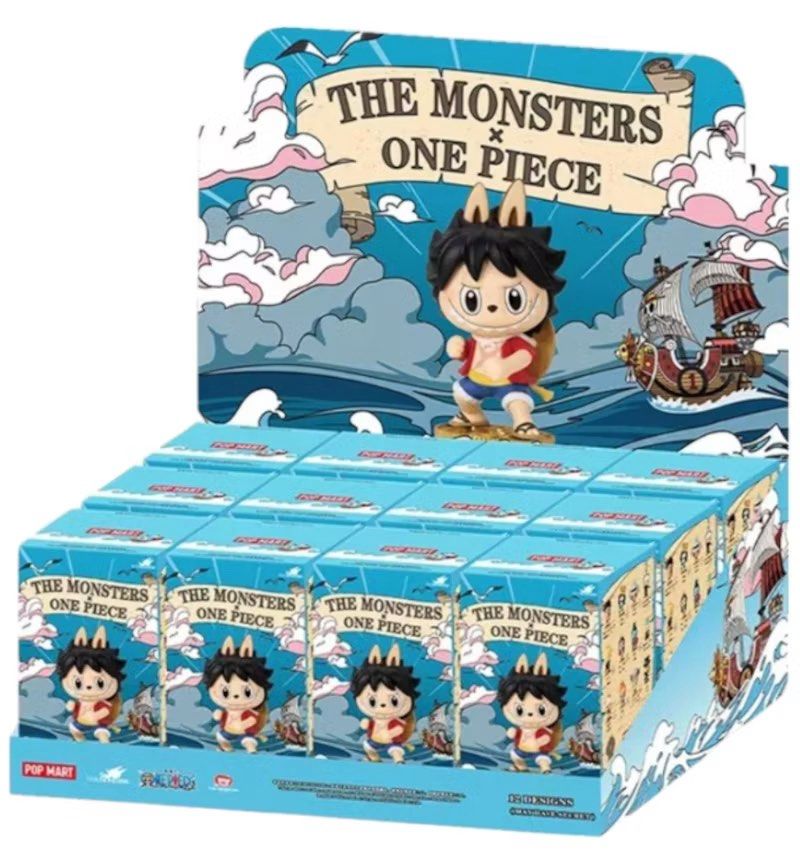 Pop Mart Labubu The Monsters x One Piece (Monkey D Luffy, Brook, Franky ...