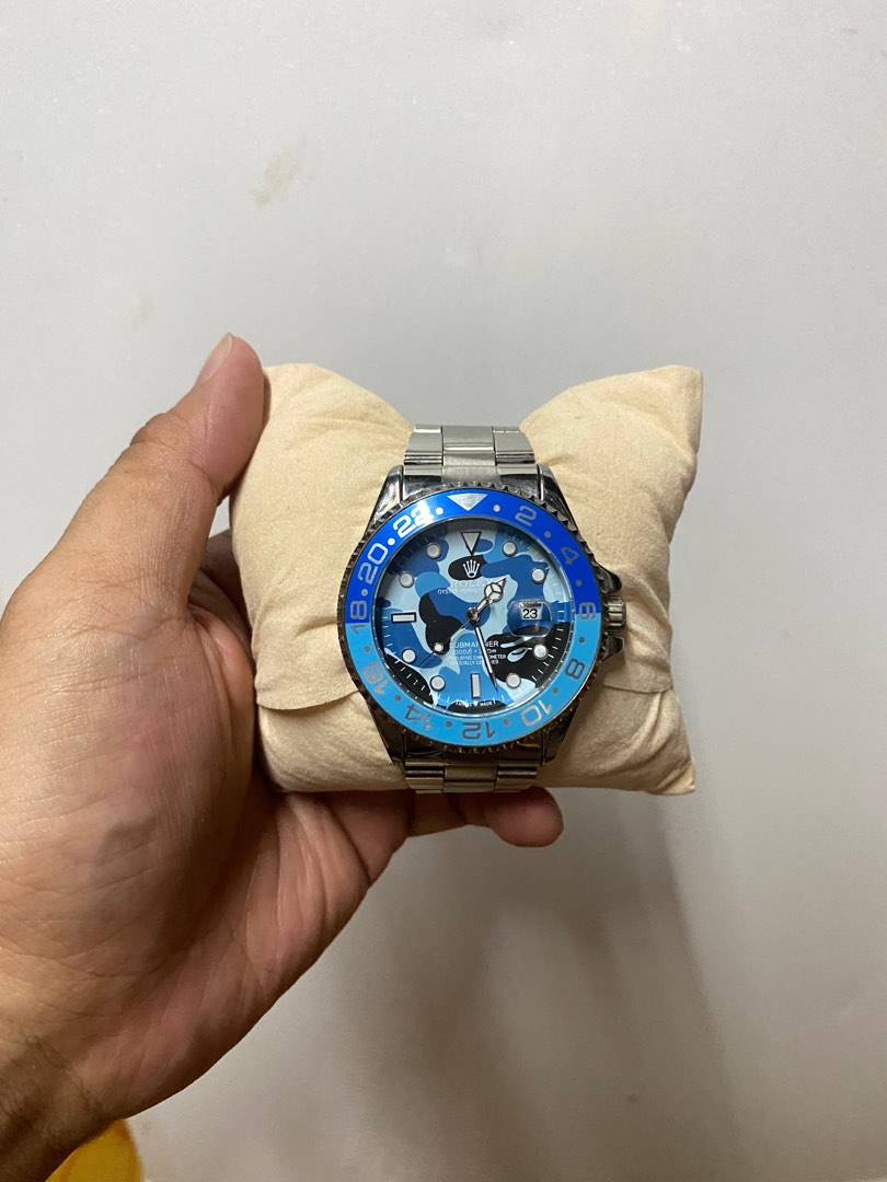 Rolex Bape Watch G Shock, Men's Fashion, Watches & Accessories, Watches ...