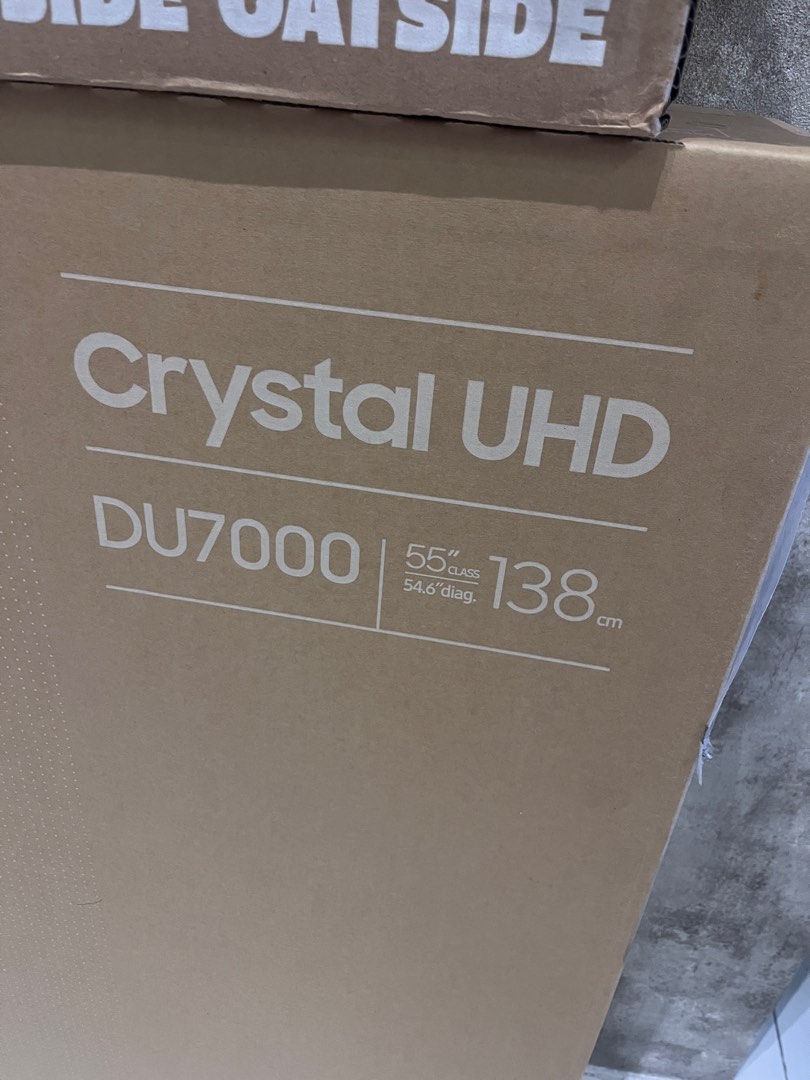 SAMSUNG 55” CRYSTAL UHD - DU7000, TV & Home Appliances, TV ...
