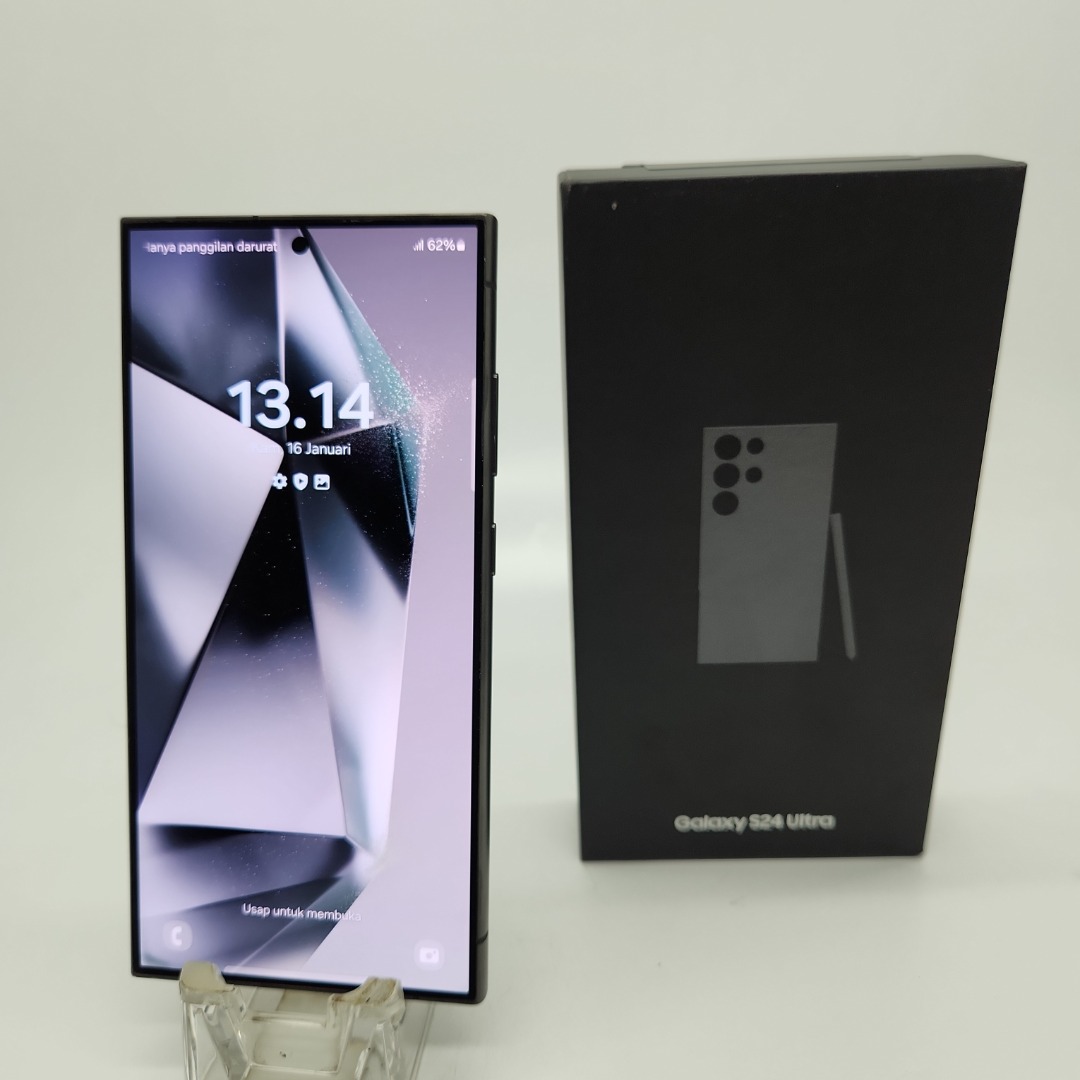 Samsung Galaxy S24 Ultra 12GB/512GB Black-Standart Box, Telepon Seluler ...