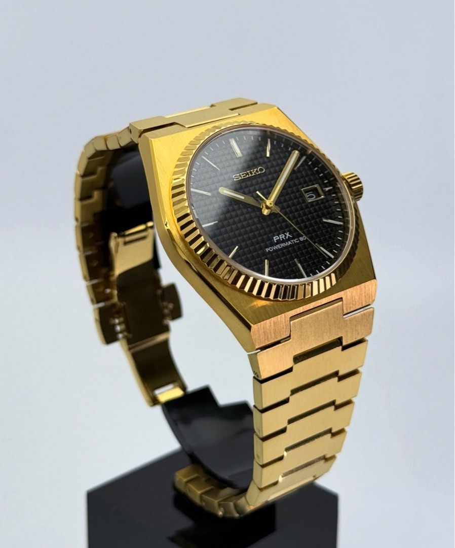 Seiko Gold PRX Mod, Men's Fashion, Watches & Accessories, Watches on ...