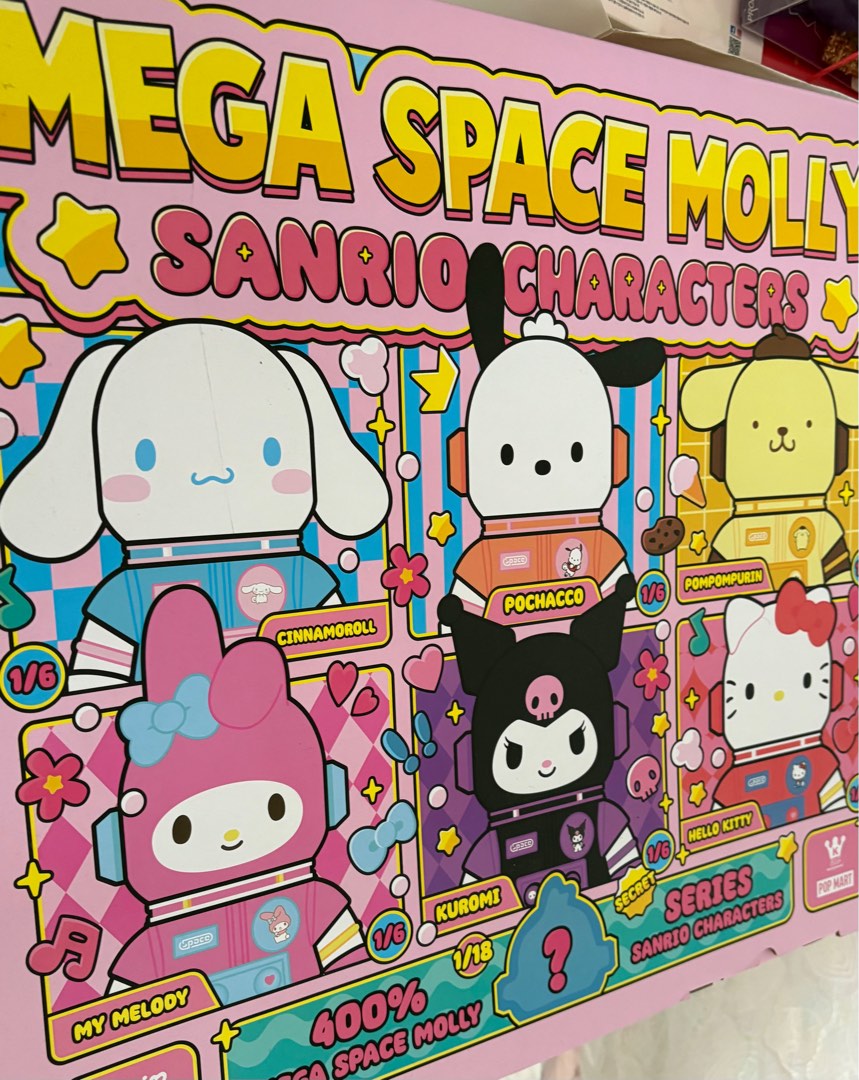 Selling low/Below SRP Mege Space Molly Sanrio characters set, Hobbies ...