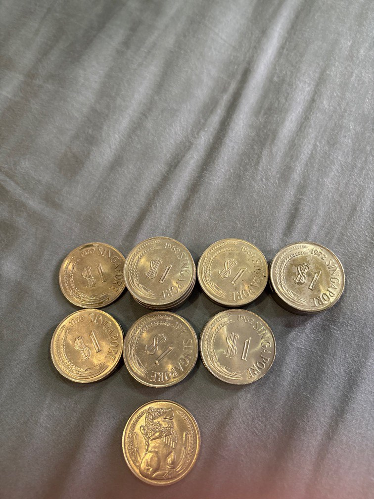 Singapore $1 lion coins, Hobbies & Toys, Memorabilia & Collectibles ...