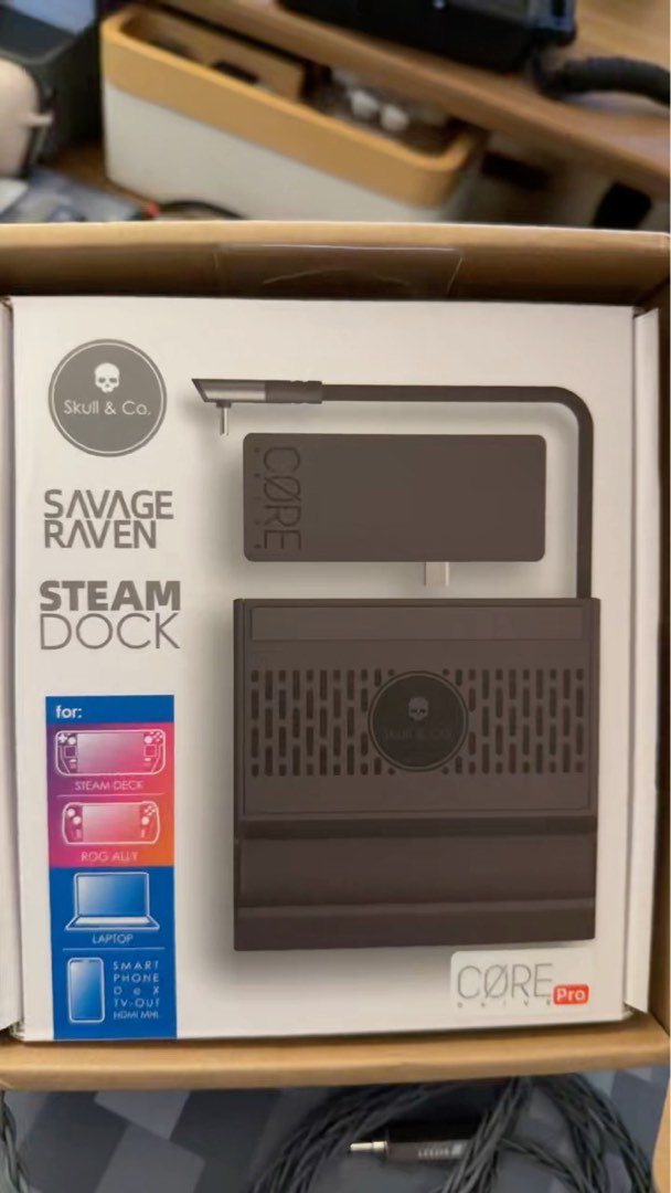 Skull & Co. Savage Raven Steam Dock Pro, Video Gaming, Video Game ...
