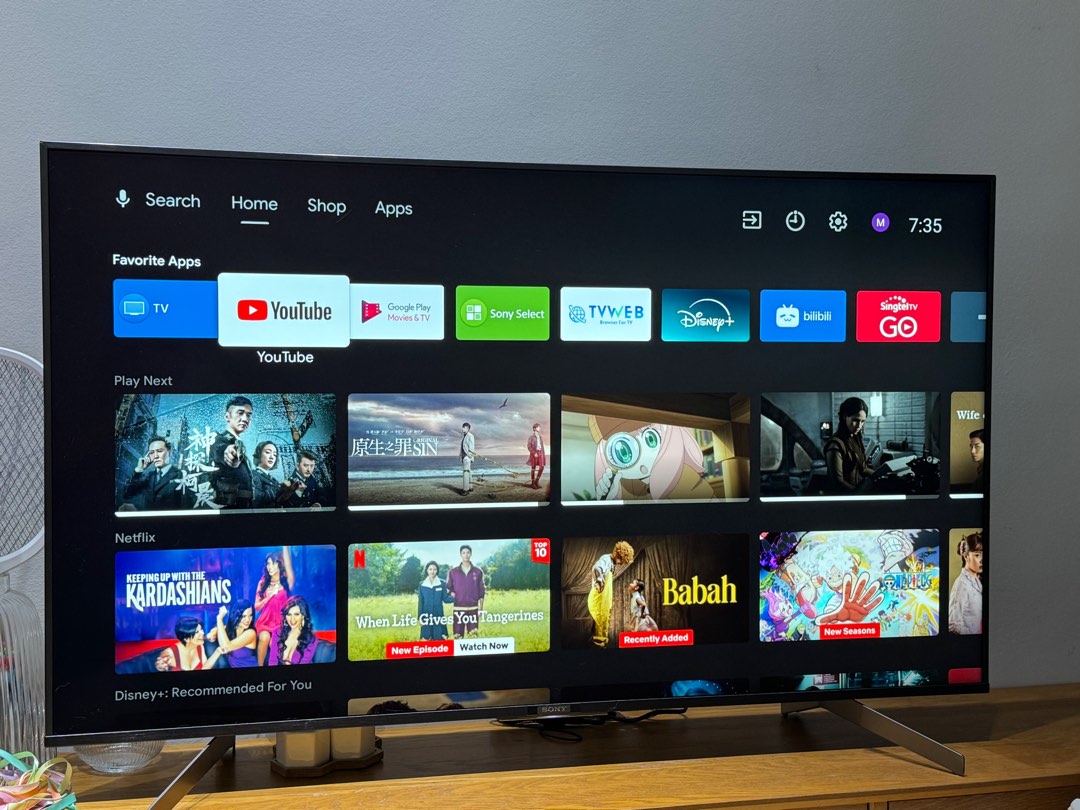 Sony Bravia 4K UR2 55X8500G, TV & Home Appliances, TV & Entertainment ...