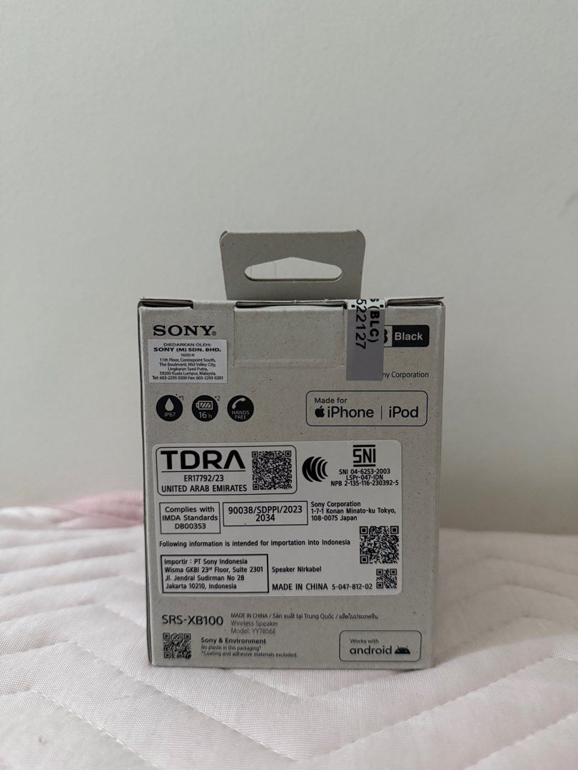 Sony XB100 Wireless Speaker, Audio, Soundbars, Speakers & Amplifiers on ...