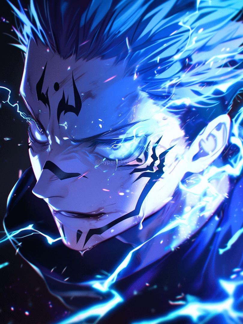 Sukuna Metal Print | HD Anime Wall Art | Premium Metal Poster | Jujutsu ...