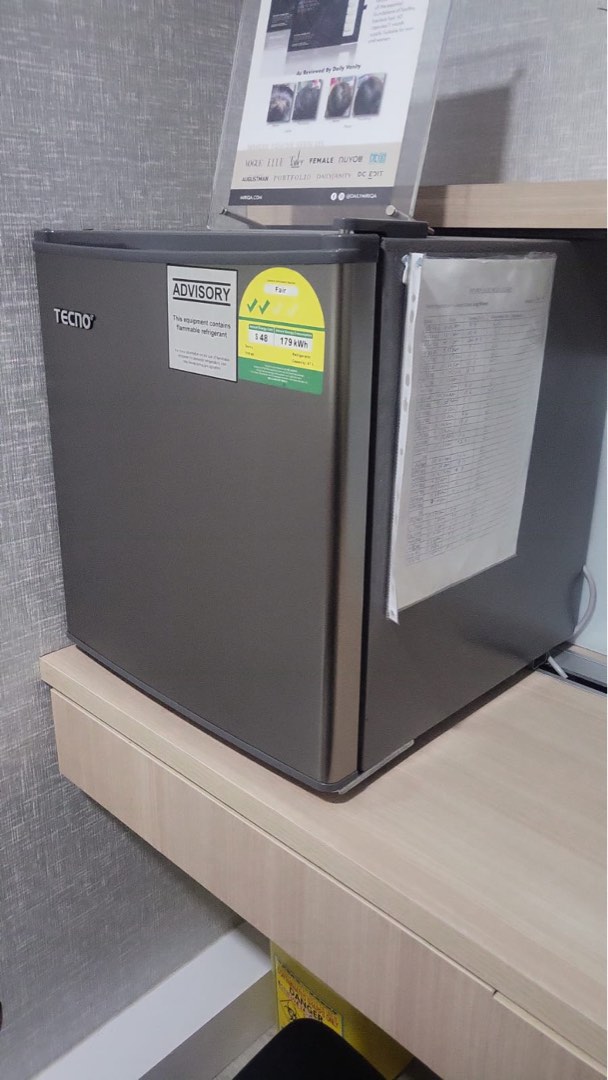 Tecno Mini Bar Fridge 47L, TV & Home Appliances, Kitchen Appliances ...