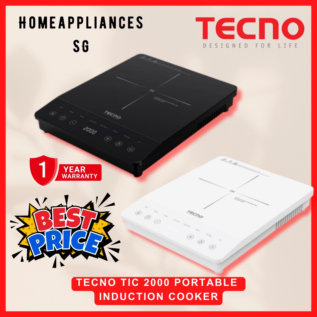 TECNO TIC 2000 PORTABLE INDUCTION COOKER - BRANDNEW SEALED, TV & Home ...