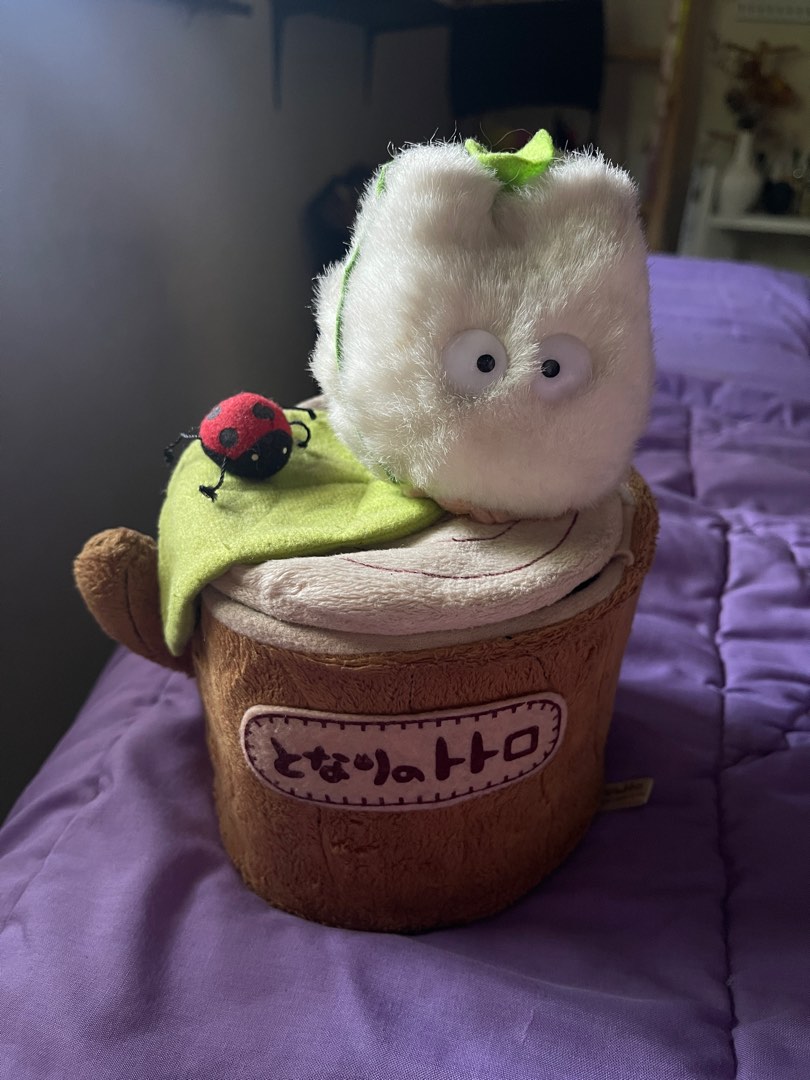 Tempat Barang Storage Totoro Putih Studio Ghibli Tokuma Shoten, Toys ...