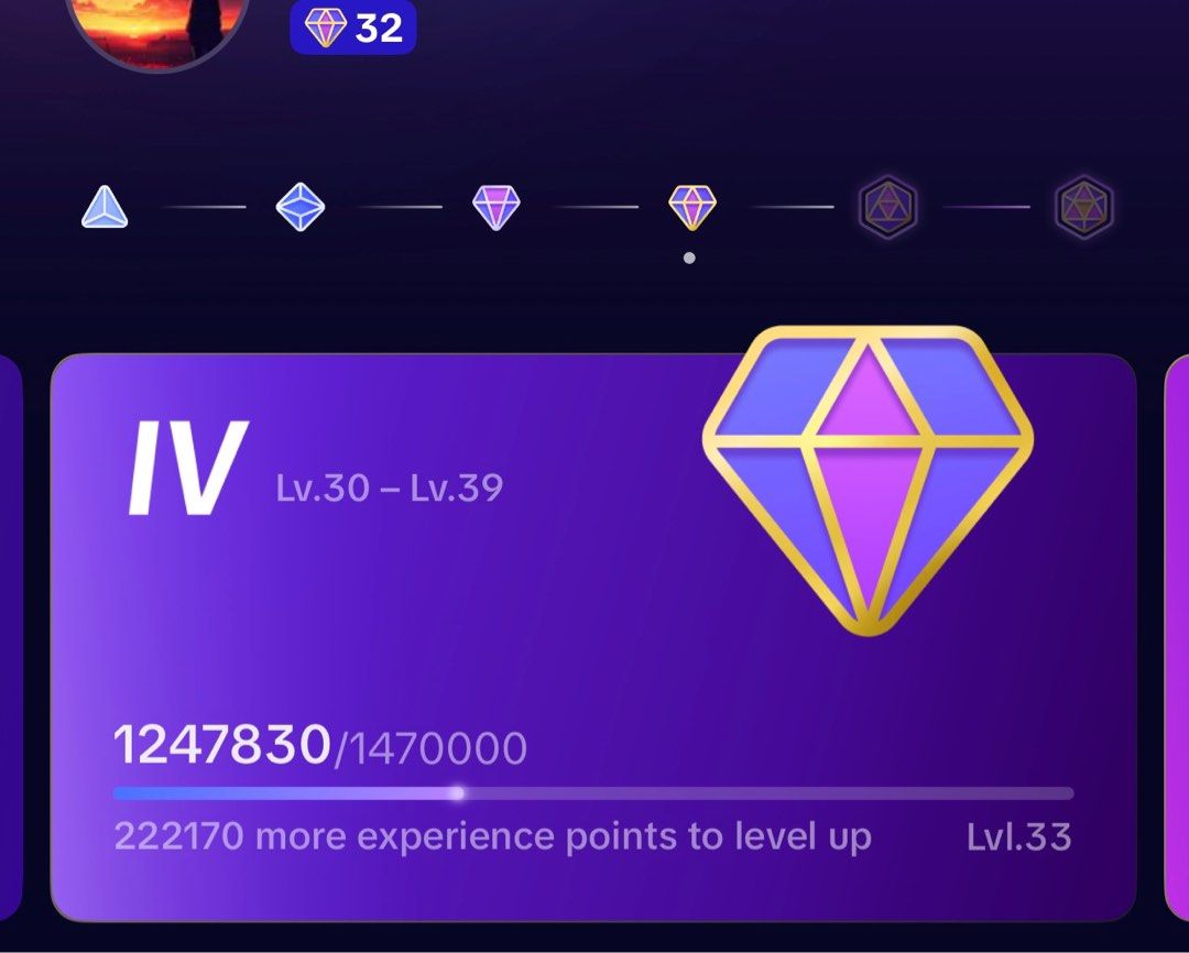 TikTok gifter account level 32, Announcements on Carousell