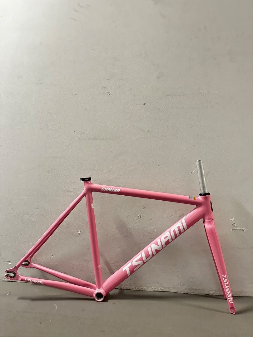 Tsunami SNM100 Pastel Pink Frameset Fs Fixie(WTT/WTS) Brand New BNIB ...