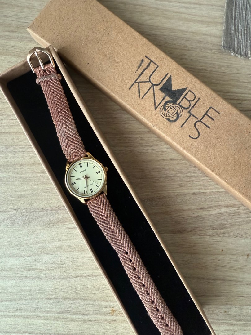 Tumble Knots x Casio Watch, Women's Fashion, Watches & Accessories ...