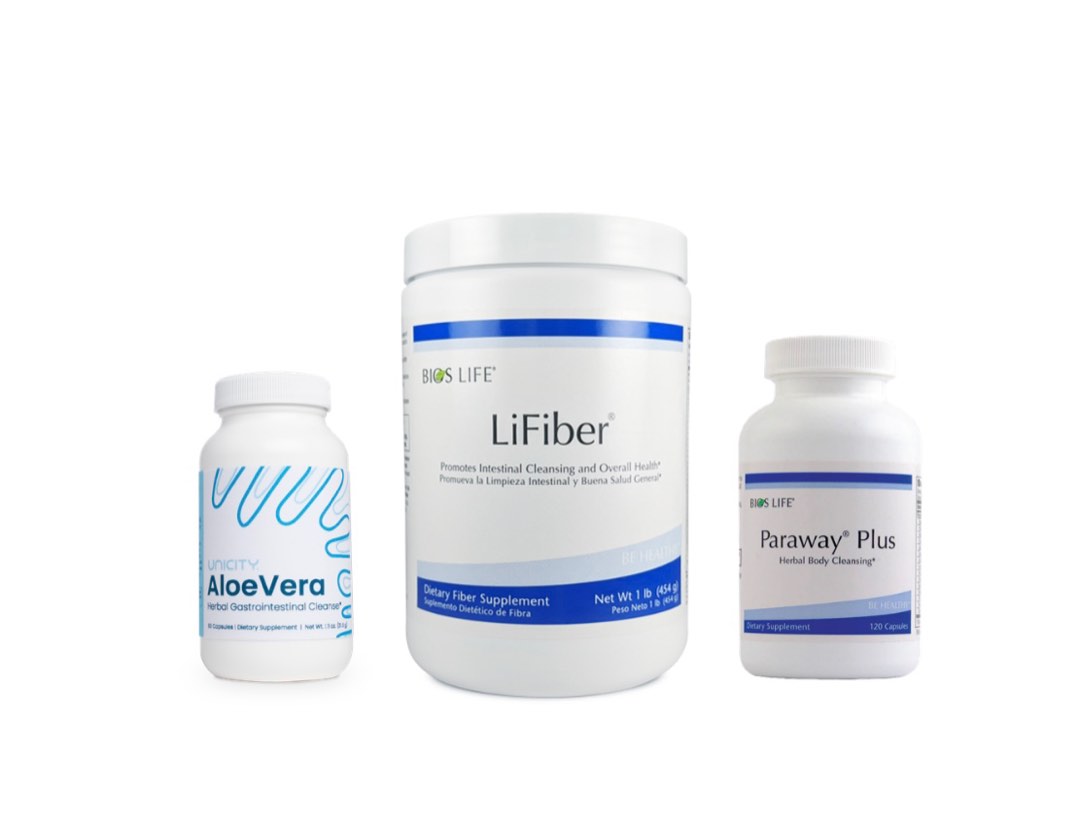 Unicity Cleanse 30 / LiFiber + Paraway Plus + Aloe Vera, Health ...