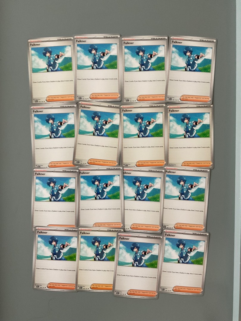 $0.50 Falkner Pokemon Tcg playable card trainer non foil reverse holo ...