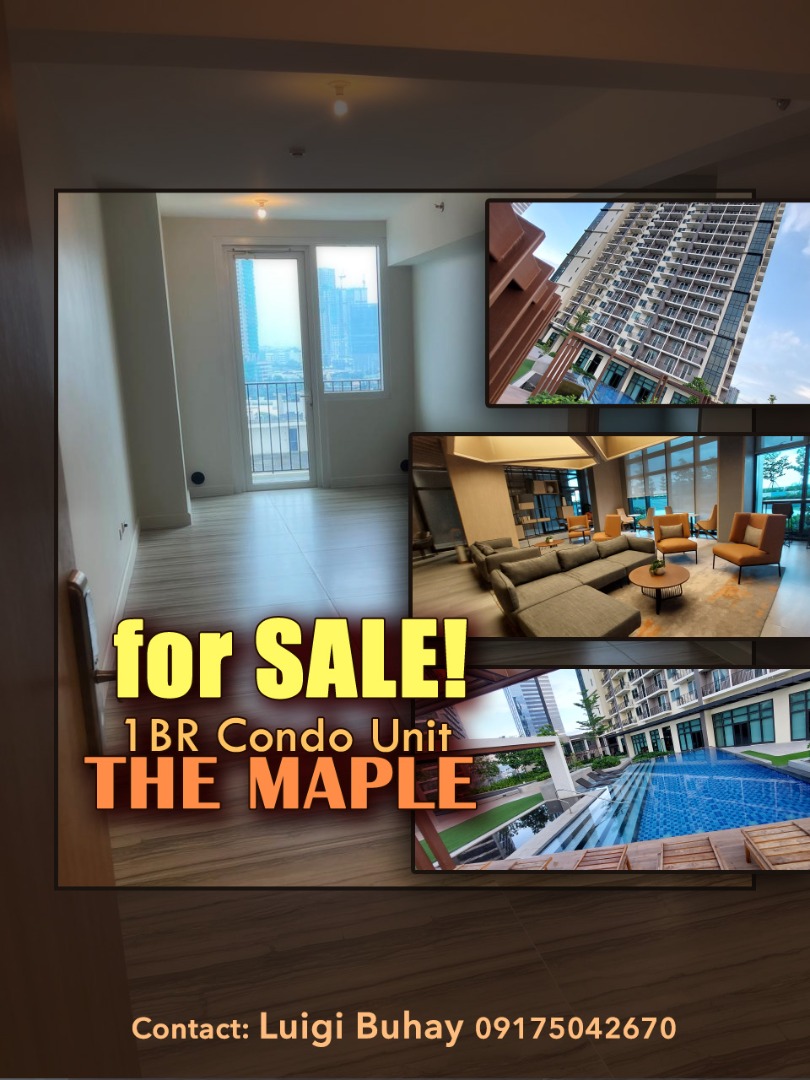 1BR MAPLE Verdant Towers- Ortigas East condo unit for SALE, Property ...