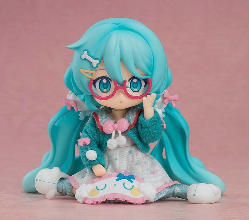 全新正版日版 初音 miku 家庭裝 Home Coordination Ver 黏土人 Nendoroid 100mm Action ...