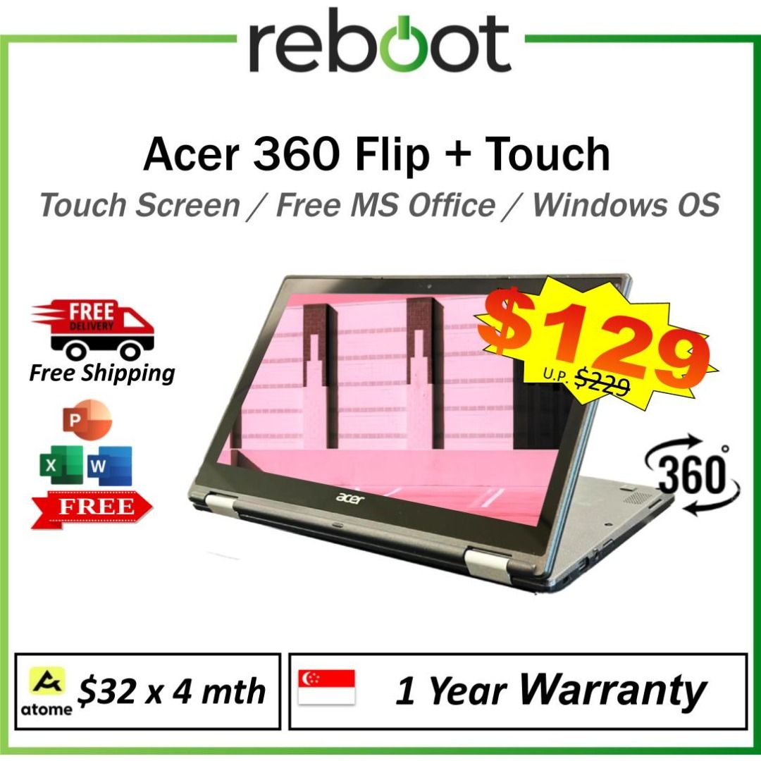 Acer 360 Laptop - Lenovo 360 - Flip Screen + Touch Screen Function ...