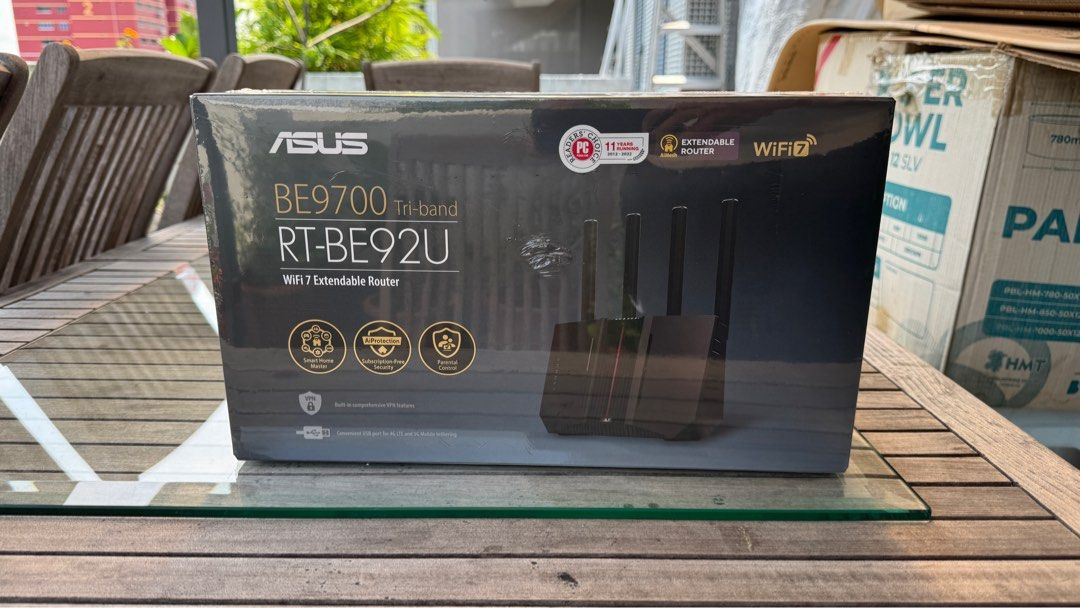 ASUS RT-BE92U BE9700 Tri-band WiFi 7 Router Singapore set with warranty ...