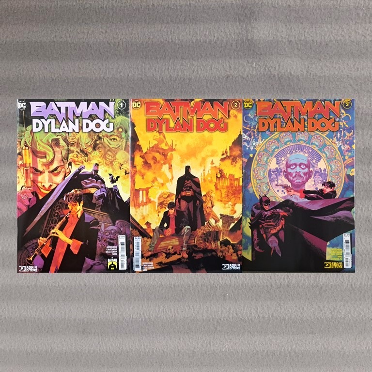 Batman/Dylan Dog 3/3 Complete Set (DC Comics) Roberto Recchioni, Gigi ...