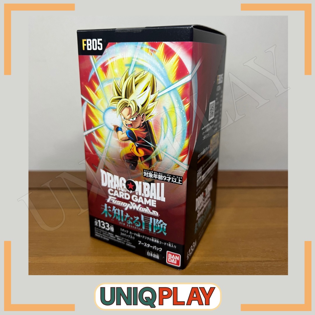 [Booster Box] Dragon Ball TCG Fusion World : New Adventure FB05 [JAP], Hobbies & Toys, Toys ...