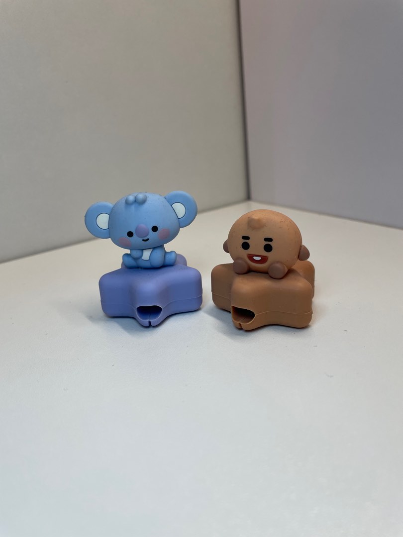 BTS BT21 Line Friends cable mascot Koya and Shooky, Hobbies & Toys ...