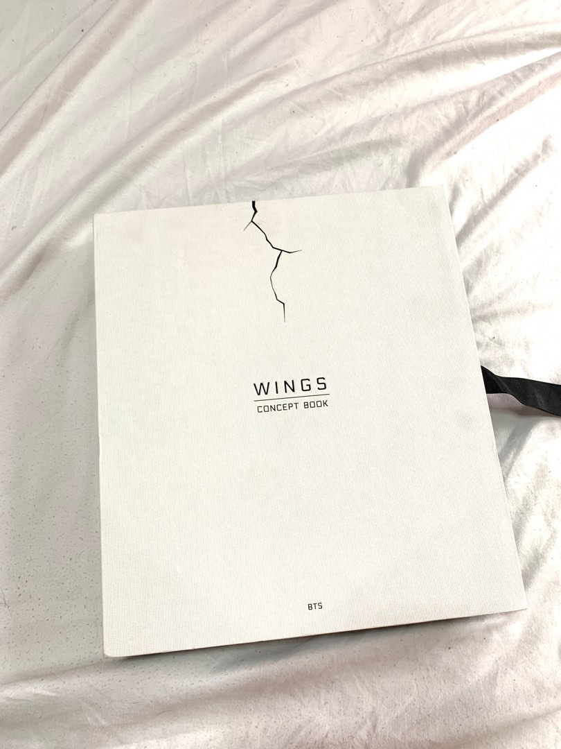 BTS Wing Concept Book with JIN Lenticular PC, Hobbies & Toys, Memorabilia & Collectibles, K-Wave ...