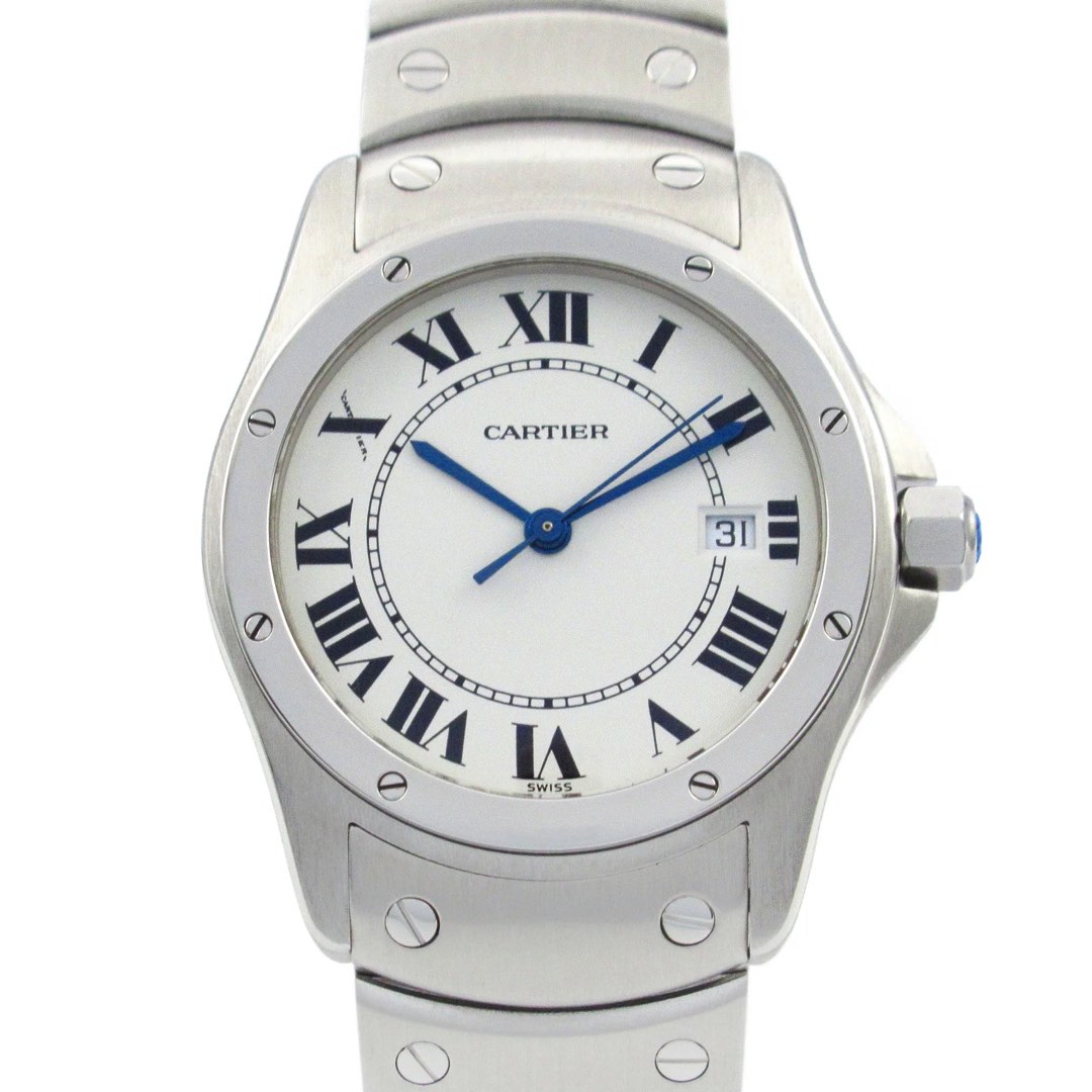 Cartier Santos Cougar MM Stainless Steel 15cm only, Luxury, Watches on ...
