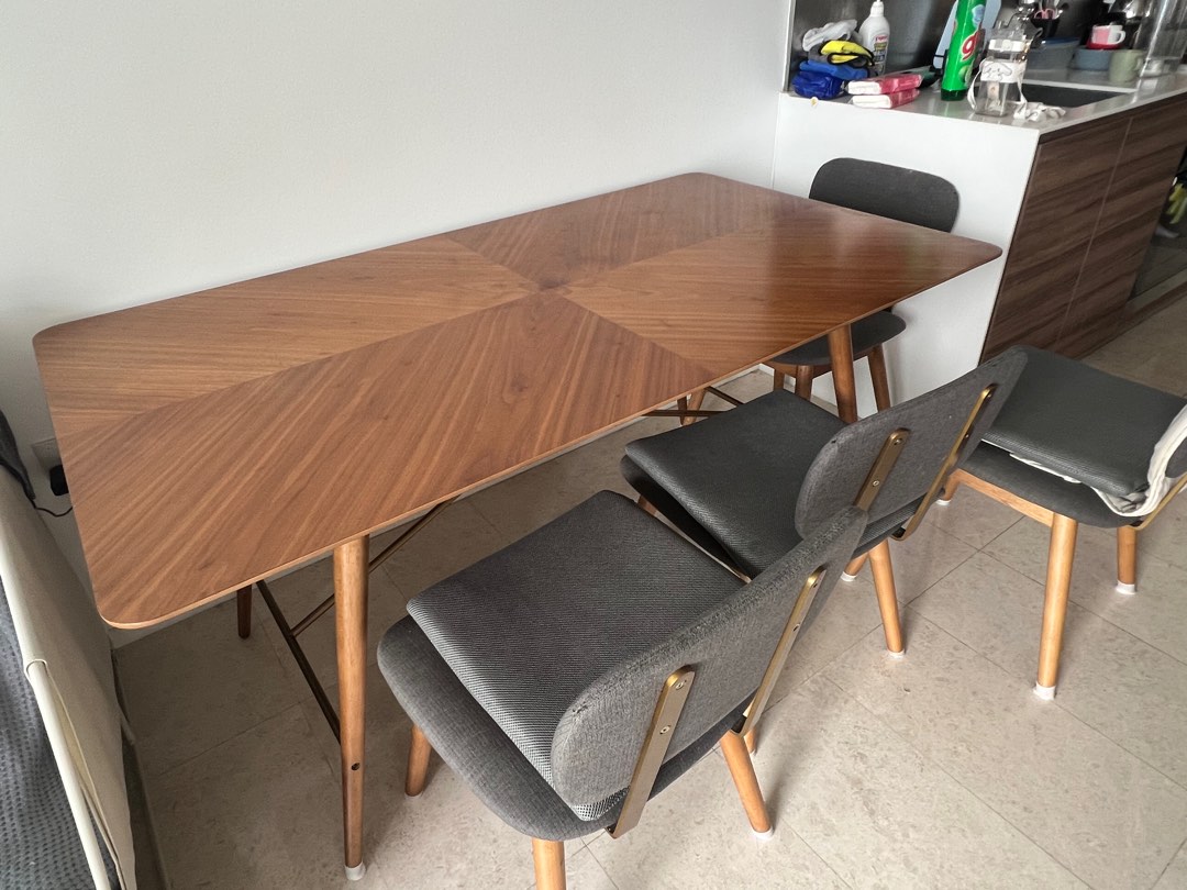Castlery dining table set, Furniture & Home Living, Furniture, Tables ...