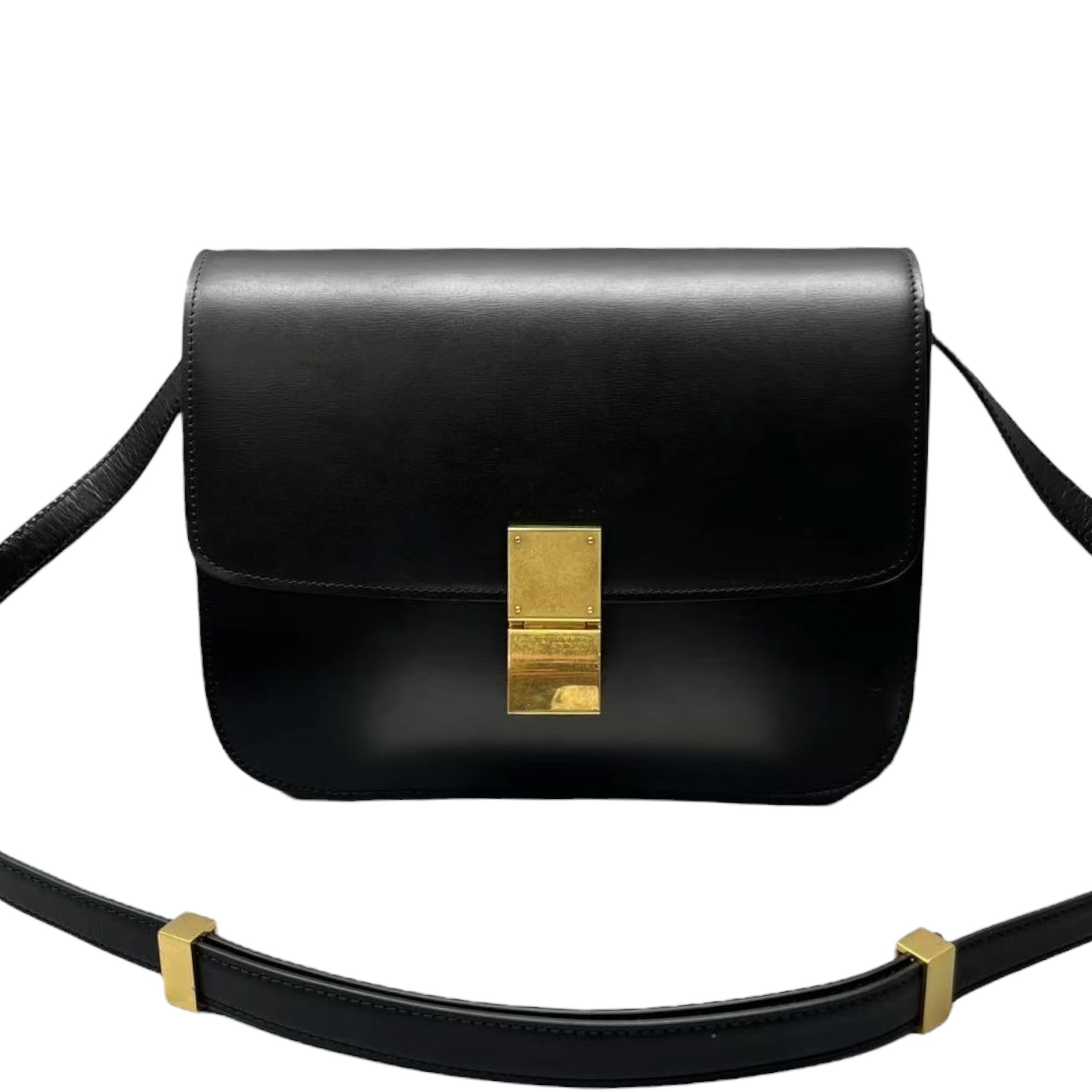 Celine Medium Box Bag in Black GHW, Luxury, Bags & Wallets on Carousell