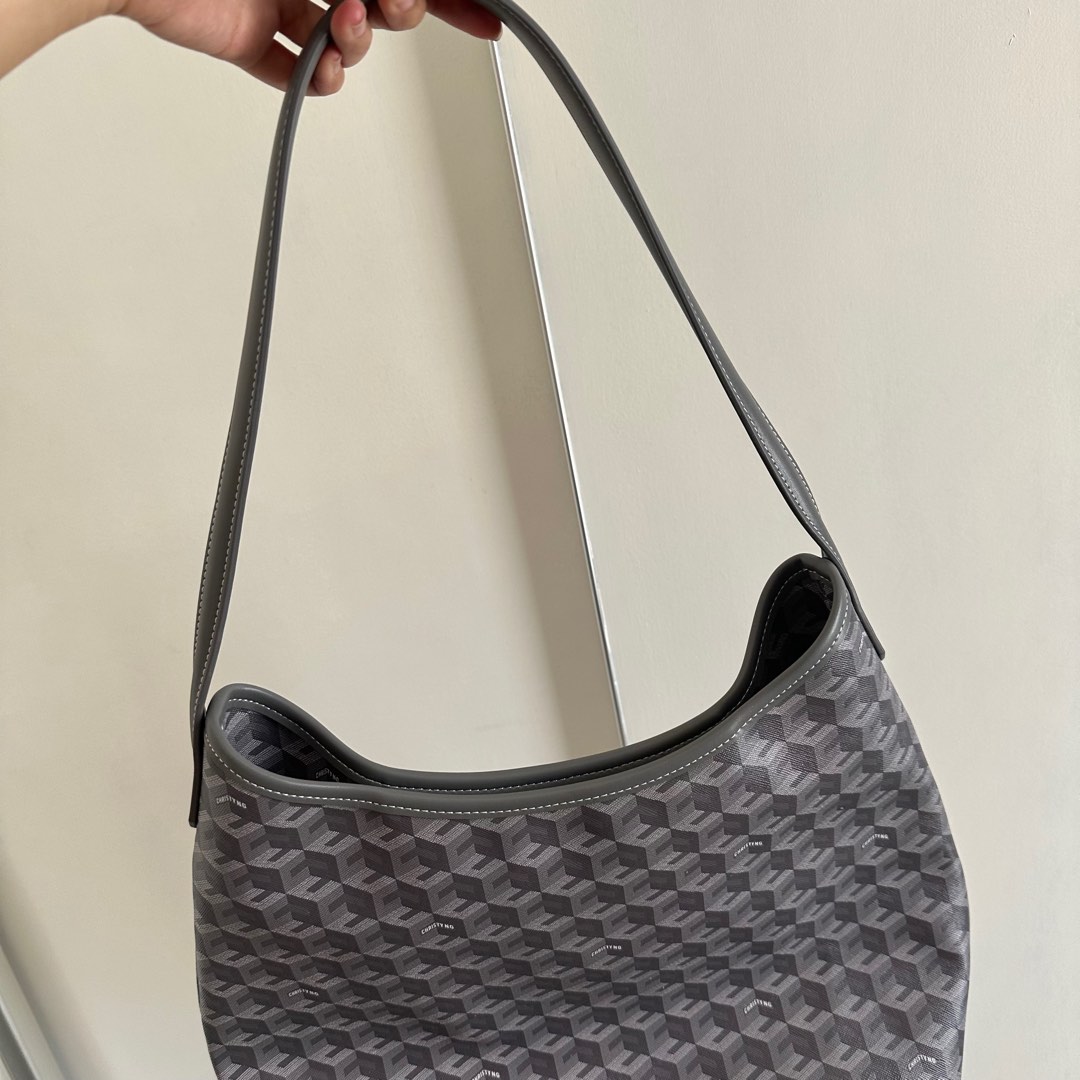 CHRISTY NG Alesso Hobo Large Ash Grey, Fesyen Wanita, Tas & Dompet di ...