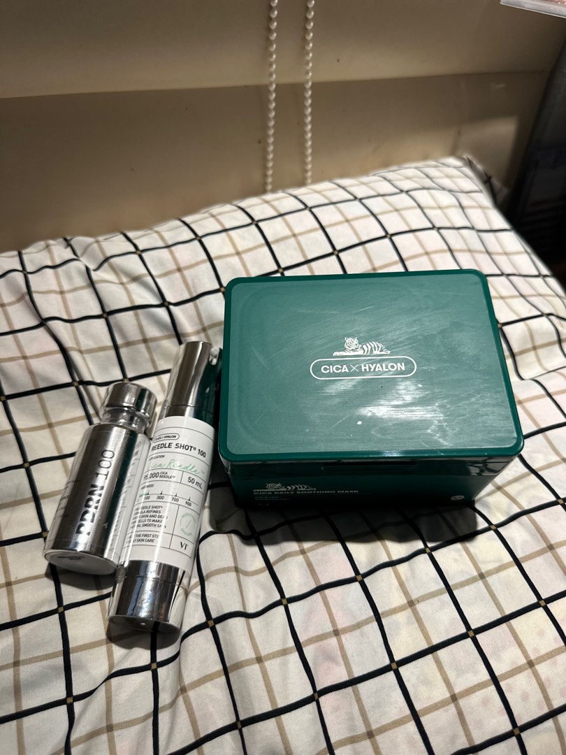 Cica x Hyalon VT skincare cosmetics trio, Beauty & Personal Care, Face ...