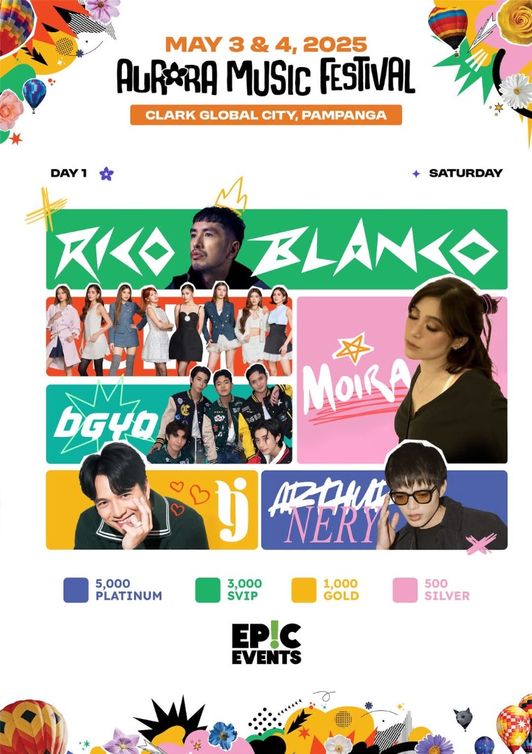 Clark Aurora Music Festival 2025 SVIP Tickets, Tickets & Vouchers, Event Tickets on Carousell