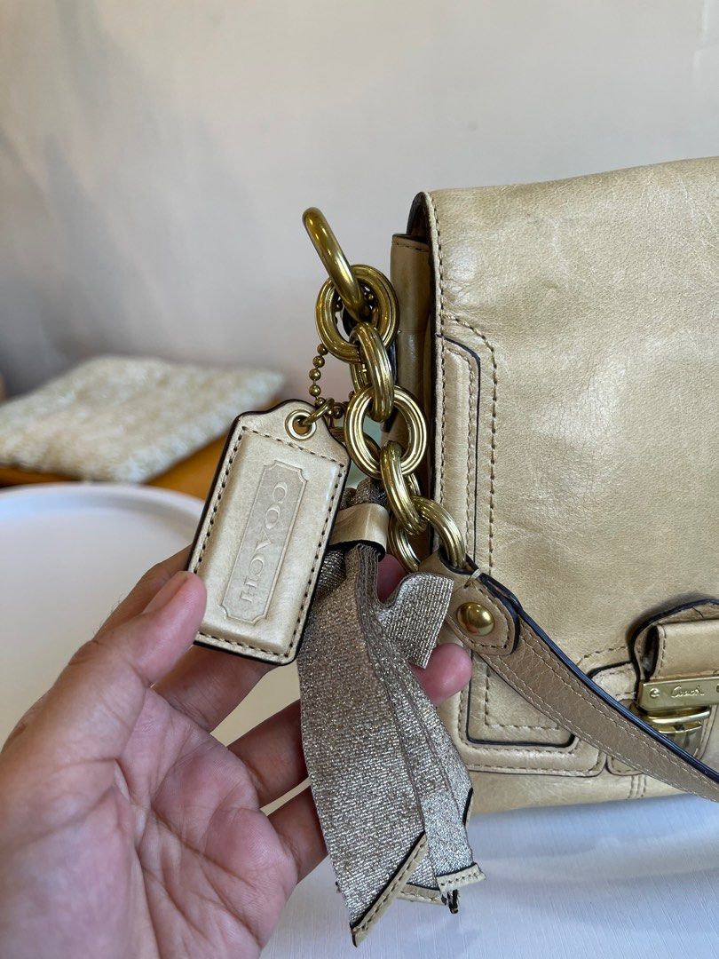 Coach Leather Two-Way, Luxury, Bags & Wallets on Carousell